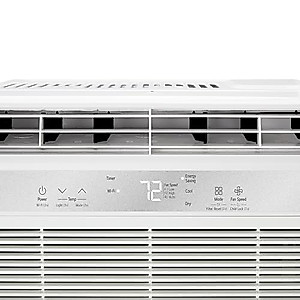 LG LW6024RSMX Window Air Conditioner, Wi-Fi Enabled w/Remote, for Small Room (260 Sq.Ft.), Quiet Operation, 115V, 6,000 BTU, White