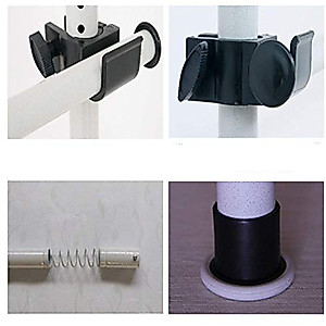 Clothes Storage Rack 6 Tier Closet Organizer Adjustable Clothes Rack No Drilling Garment Rack Heavy Duty Closet System