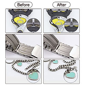 Ultrasonic Cleaner Jewelry Cleaner,Mankiw Portable Professional Jewelry Cleaner Ultrasonic Machine with Stainless Steel Tank for Cleaning Jewelry Eyeglasses Watches Shaver Heads(White)