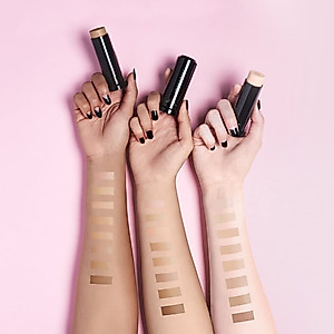 KRISTOFER BUCKLE Triplicity Perfecting Foundation Stick, 0.4 oz. | Primes Skin, Provides Buildable Coverage & Has A Soft-Focus Effect | Light (Warm)