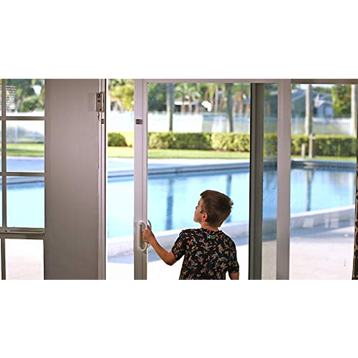 Yardgard Door and Window Pool Alarm, Child Safety UL 2017 Compliant Alarm for Pool Gates and Sliding Doors, Weatherproof, Wireless, Work as a UL Compliant Siren, ETL Certified, Easy to Install, White