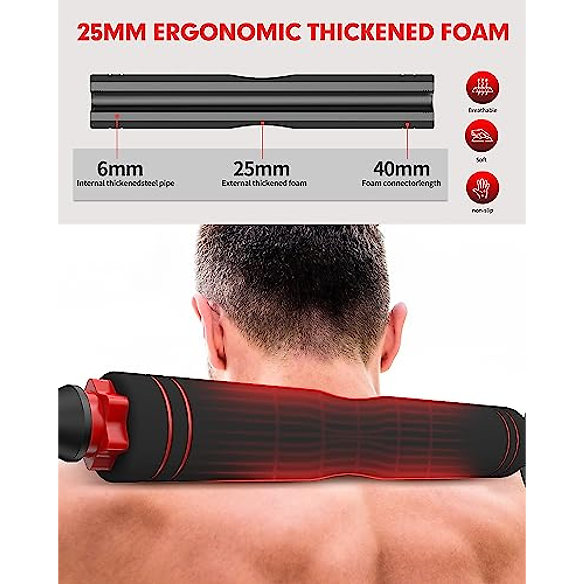 Trakmaxi Adjustable Dumbbell Set 20LB/55LB/70LBS Free Weights Dumbbells, 4 in 1 Weight Set, Dumbbell, Barbell, Kettlebell, Push-up, Home Gym Fitness Workout Equipment for Men Women(55LBS)