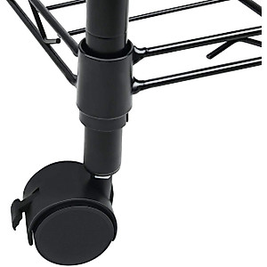 Simple Deluxe Heavy Duty 5-Shelf Shelving Unit 1250Lb Capacity, 29.92" D x 13.98" W x 62.99" H, 5 Tier, Black