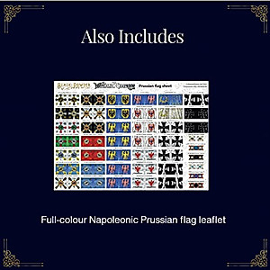 Wargames Delivered Black Powder War Epic Battles Waterloo Prussian Infantry Brigade, Revolutionary War Tabletop Toy Soldiers for Miniature Wargaming, and Model War by Warlord Games