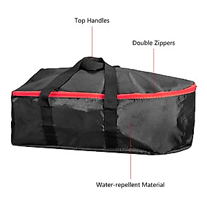 doorslay Fishing Boat Storage Bag Fishing Tackle Bag Waterproof Dry Bag Handbag Portable Folding Fishing Carry Backpack for Outdoor Boating Fishing Kayaking Camping Hiking Traveling