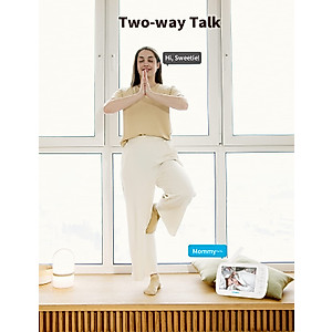 LONNKY Baby Monitor with Camera and Audio, 5" Color Display with 1080P Pan 355°/Tilt 65° Camera, 2-Way Audio, 16ft Night Vision, Temperature & Sound Alarm, Up to 1000ft Range, Support Playback