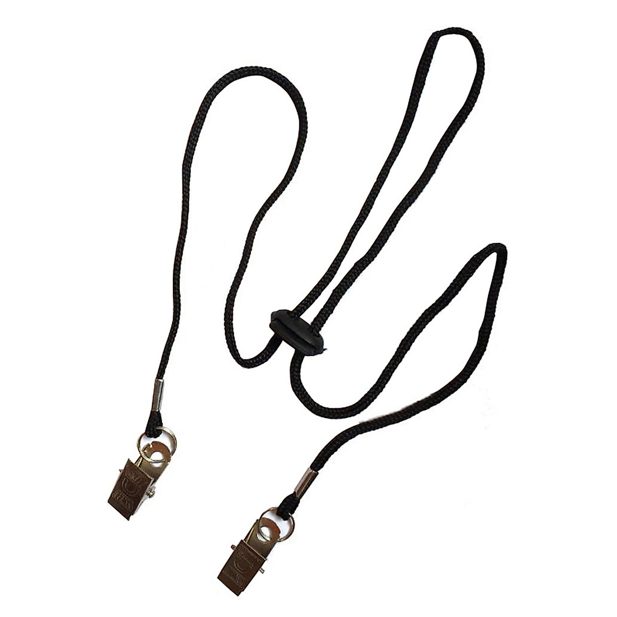 3PCS Black 35.4'' Adjustable Elderly/Adult/Baby/Toddler Napkin Fixing Clip Dental Bib Clasp Holder Lanyard Neck Strap for Towel Apron Blanket Travel Outdoor Must-haves