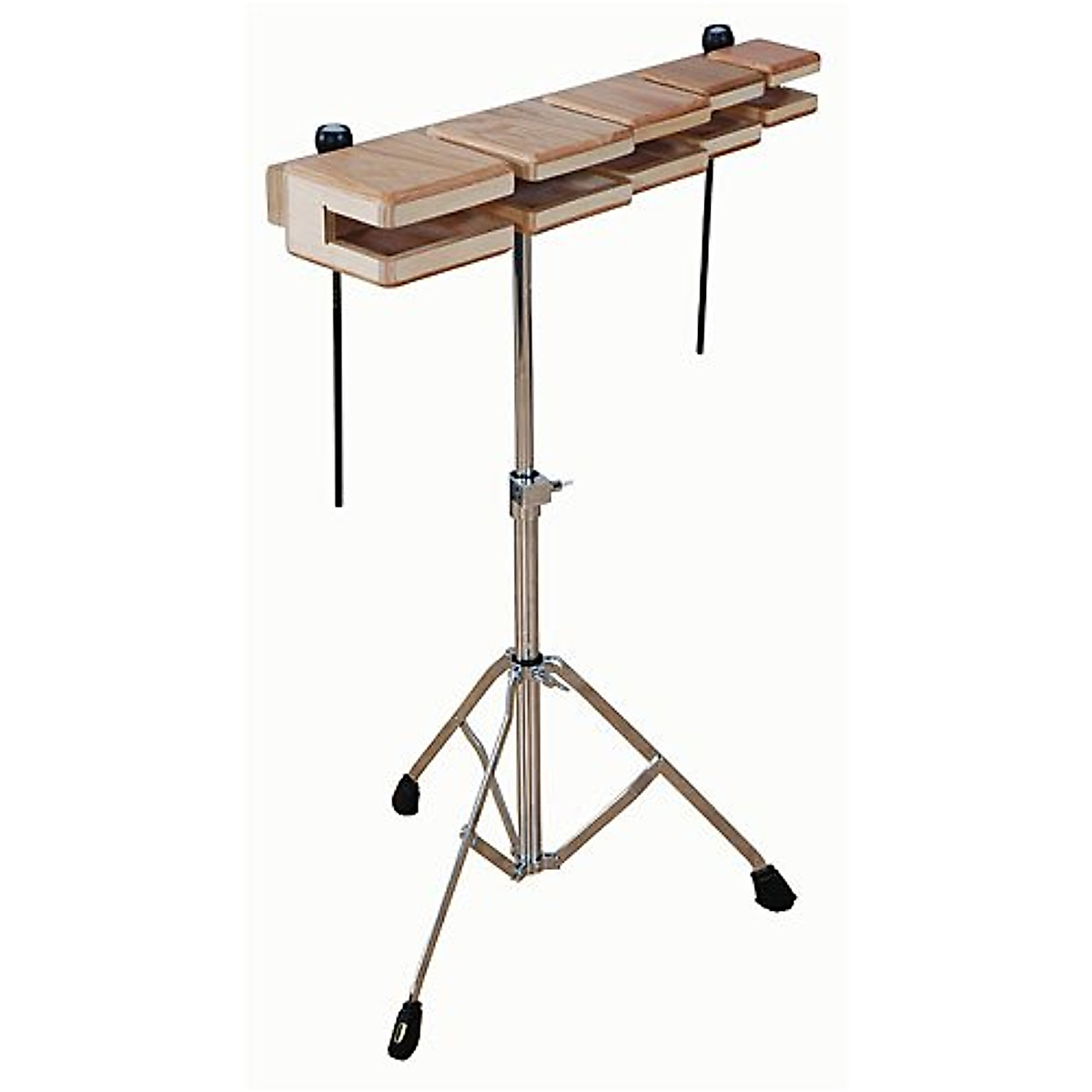 Basic Beat BBTB5 Temple Blocks Set - Quality Sound, Durable Construction, Perfect for Classroom and Band Music