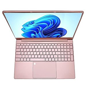 Bewinner 15.6Inch HD Laptop Computer, Fingerprint Unlock Laptop, with 2K IPS Screen, Quad Core Laptop, Supports 8 Hours of Battery Life, for Office and Home (12+128G US Plug)