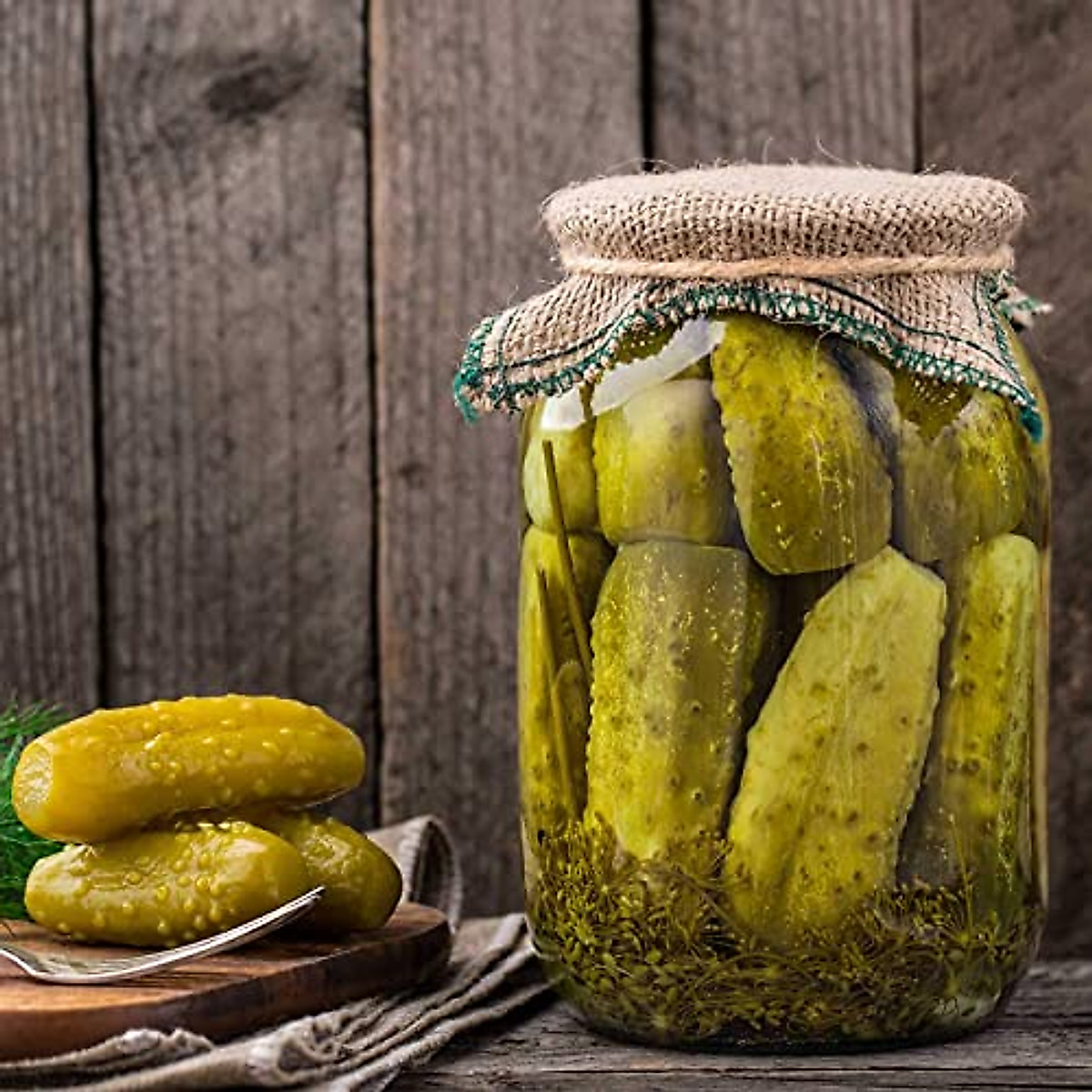 3 Pack Mason Jars 64 oz Wide Mouth with Lid and Band, Half Gallon, Airtight Lids , Clear, Glass (Set of 3)