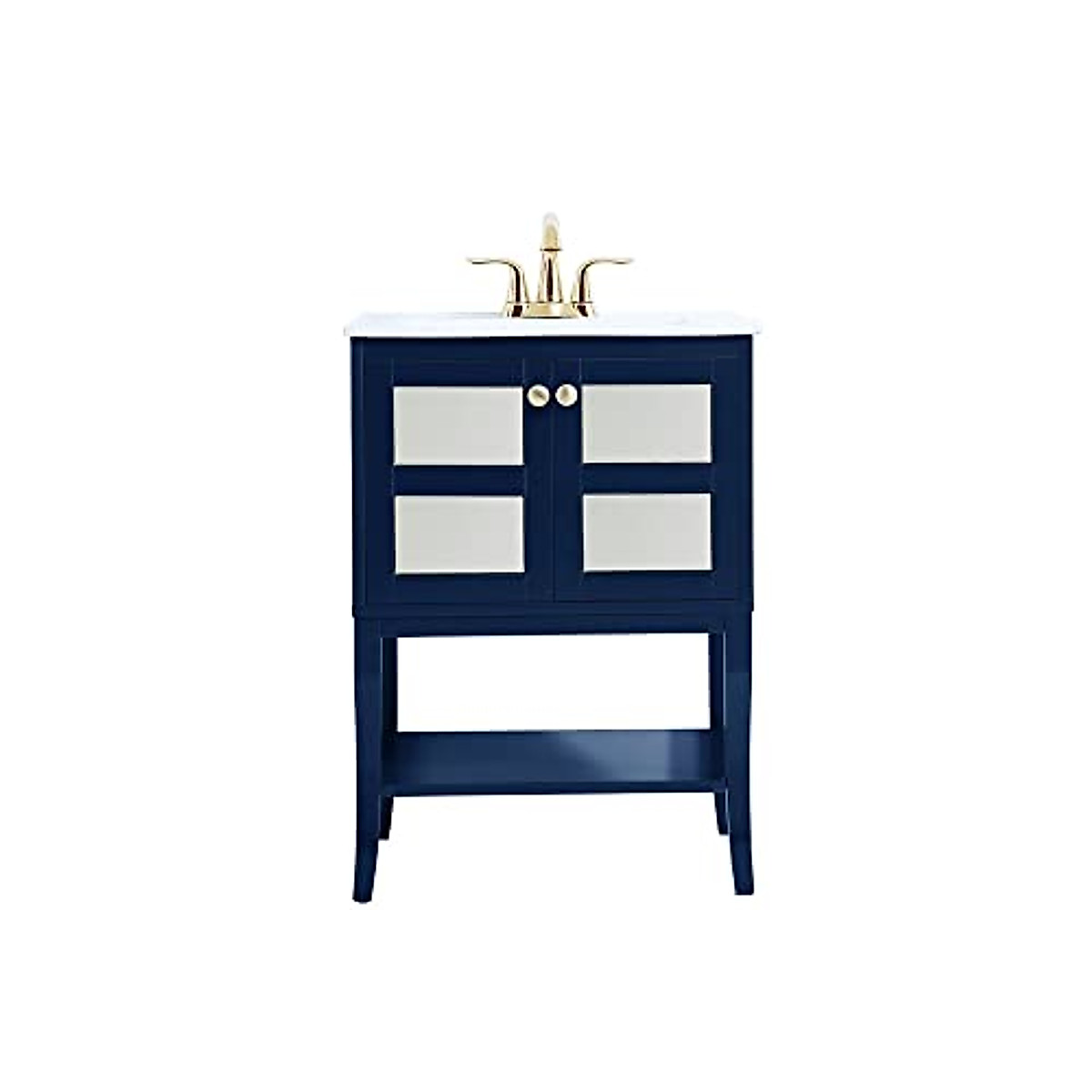 Elegant Kitchen and Bath 24 inch Bathroom Vanity Cabinet - Blue