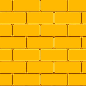 Yellow Brick Road Novelty Aisle Floor Runner Princess Decorations Party Supplies 24" x 10'