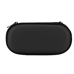Protective Hard Case for PS Vita, Anti-Droop Case Cover Travel Organizer Carrying Bag with Screen Waterproof Shockproof Storage Protector for Sony Vita(Black) [video game]