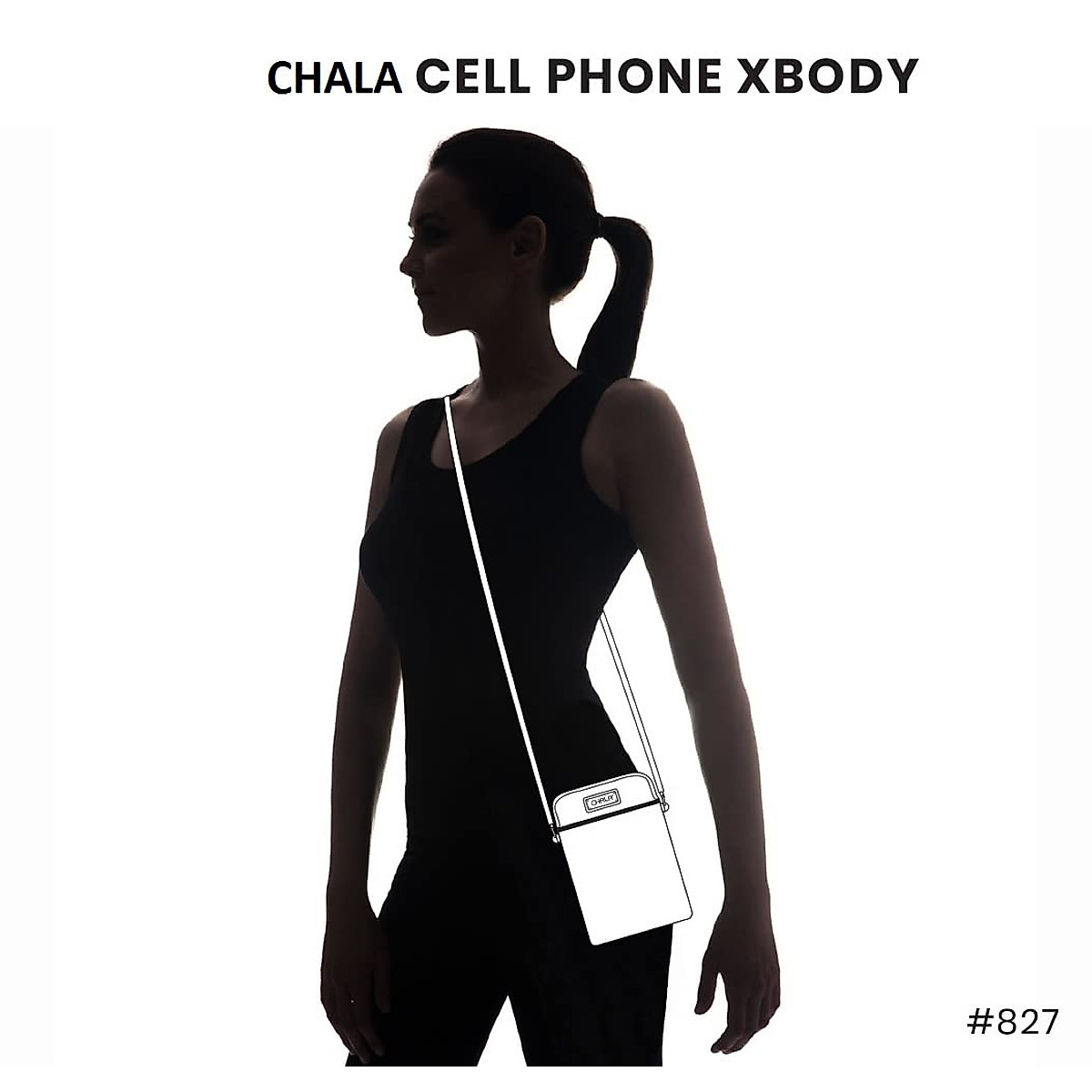 Chala Group Elephant Collection Faux Leather Cross Body Bag (Purple Elephant)