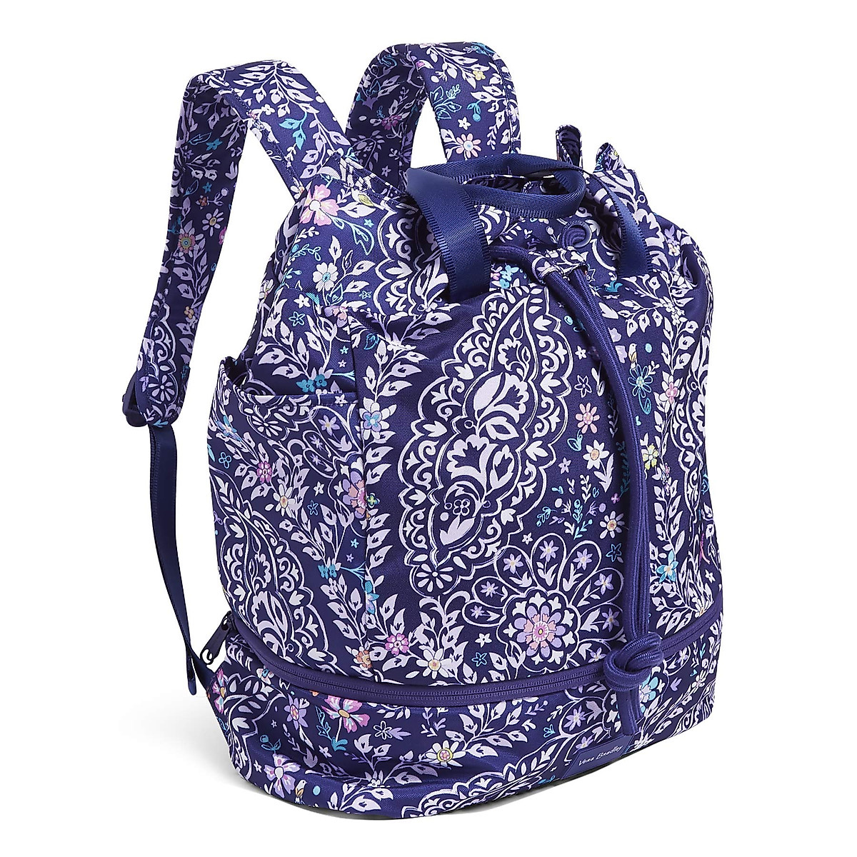 Vera Bradley Women's Recycled Lighten Up Reactive Sport Gym Bag, Belle Paisley, One Size