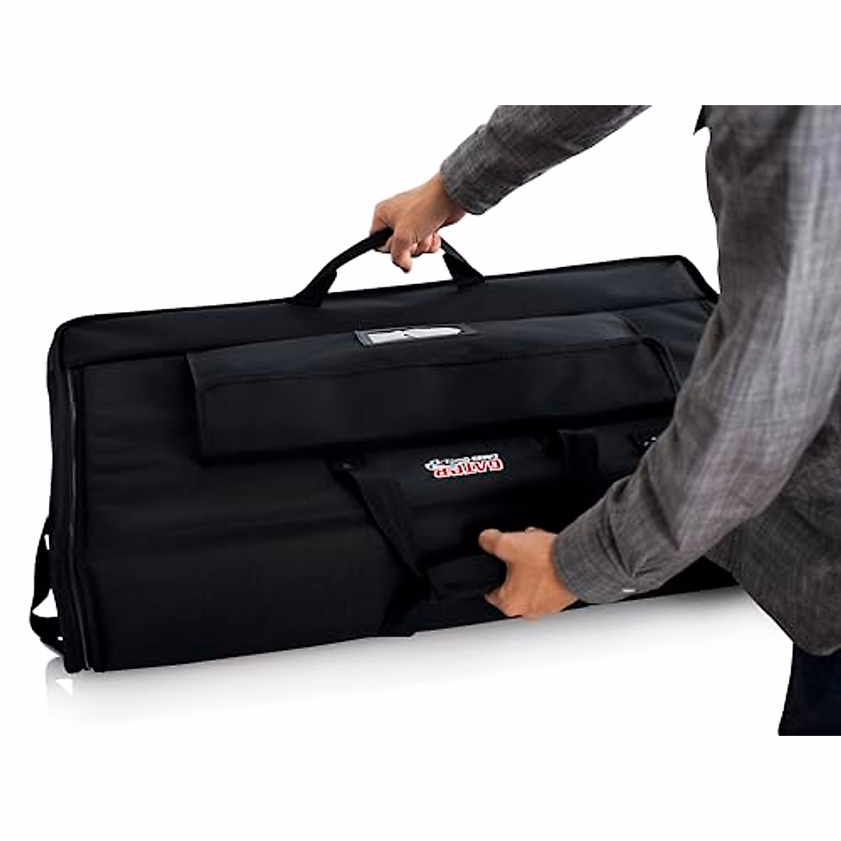 Gator Cases Padded Nylon Carry Tote Bag for Transporting LCD Screens, Monitors and TVs Between 27" - 32" (G-LCD-TOTE-MD), Black