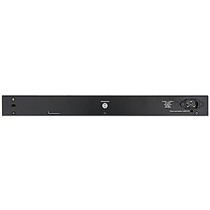 D-Link 28-Port Gigabit Smart Managed PoE+ Switch | 24 PoE+ Ports (370W) + 4 10G SFP+ Ports| L2+/L3 Lite |VLANs |Web Managed |Surveillance Mode | Rackmount | NDAA Compliant (DGS-1250-28XMP-6KV)