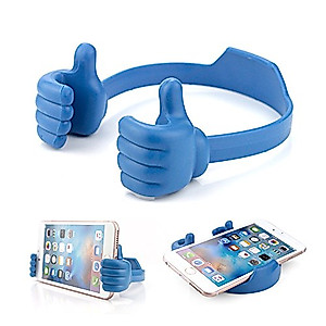 BUTEFO 8 Pack Thumbs up Cell Phone Holder, Adjustable Silicone Tablet Stand, Multi Colors Portable Desktop Stands Compatible for Smart Phones iPhone iPad Mini Huawei Samsung Galaxy