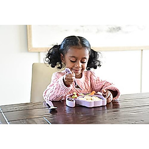 melii Divided Silicone Suction Plate - 100% Silicone, for Baby + Toddlers – BPA Free, Dishwasher & Microwave Safe (Cat)