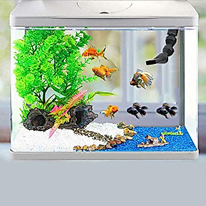 Quluxe 2Pcs Standard Thread 3/4" (1-inch Dia) Aquarium Pump Duckbill Nozzle, Water Outlet Return Pipe Fitting - Black