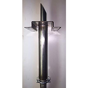 GenExhaust Universal generator exhaust system double layer wall attachment for 1" ID steel flex tubing