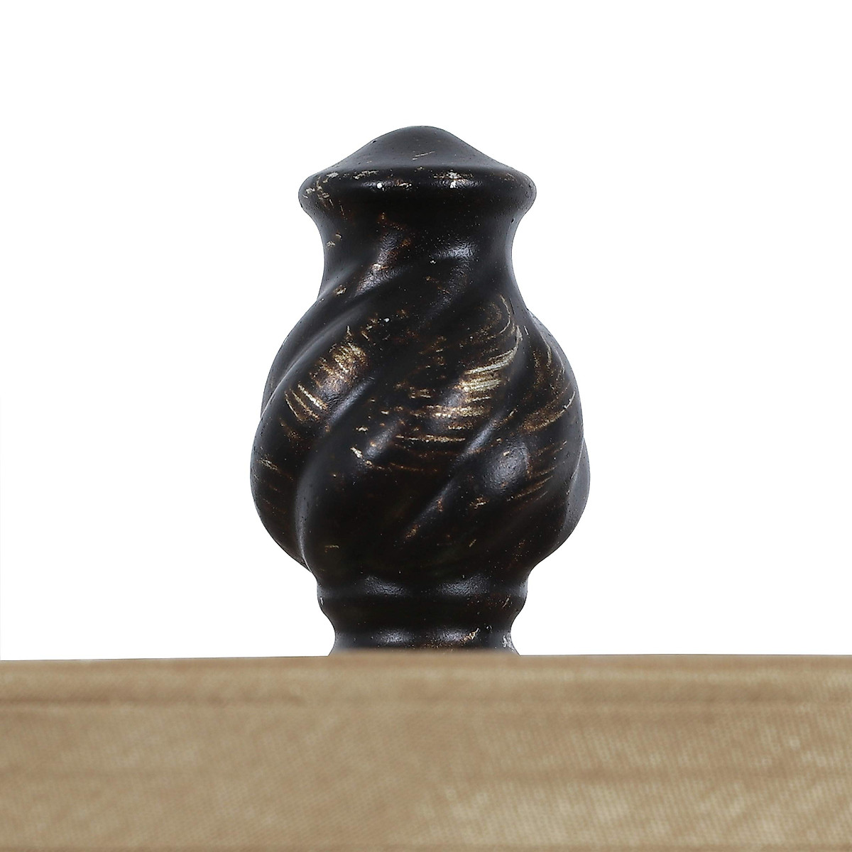 Decor Therapy Traditional Resin Floor Lamp with Bell Shade, Golden Bronze