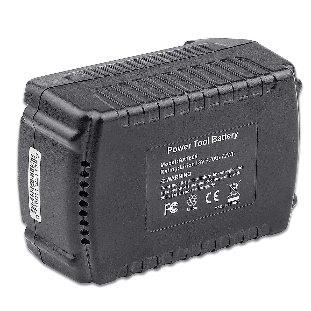 [2Pack] Li-ion Replacement Battery for Bosch BAT620 BAT618 BAT609 BAT622 BAT609G BAT618G BAT619 BAT619G BAT610G