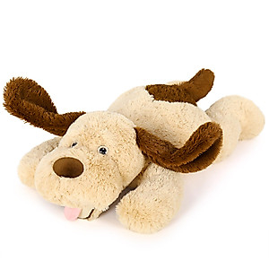 MaoGoLan Giant Dog Plush, Life Size 31" Large Stuffed Animal Dog, Fluffy and Cuddly Stuffed Puppy Stuffed Animal Throw Pillow Toy Birthday for Girls Kids