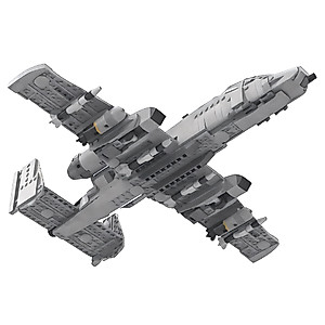 General Jim's A-10 Warthog Military Building Block Bricks Set US Air Force Military Fighter Jet A10 Plane