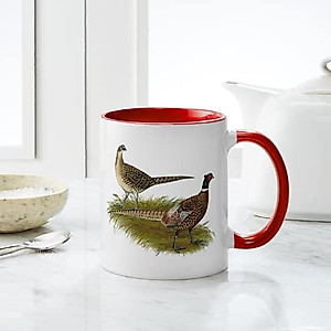 CafePress Ringneck Pheasant Pair Mug Ceramic Coffee Mug, Tea Cup 11 oz