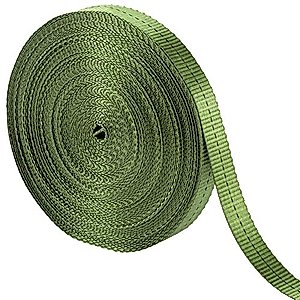 Biubee 108 Feet Long 1 Inch Wide Green Tree Tie Strap- Green Staking and Guying Material Garden Tie Plant Tie for Outdoor Use, 1763 Lbs Strength