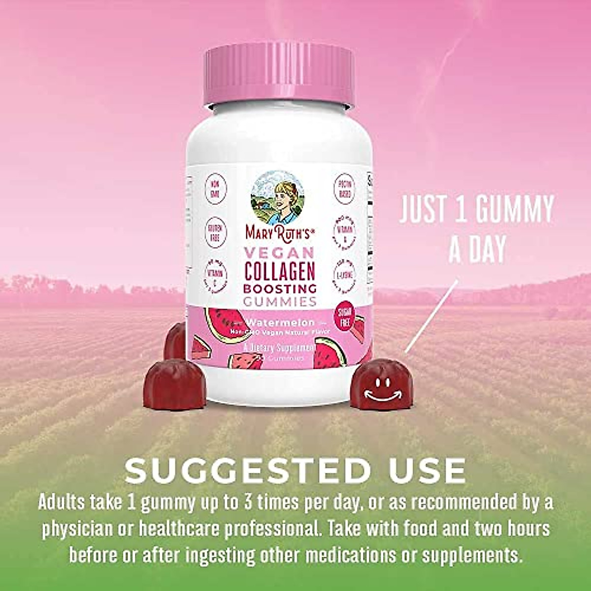Turmeric Gummies & Collagen Boosting Gummies Bundle by MaryRuth's | Chewables for Joint Health, Antioxidant & Mood Support | Supplement for Collagen Production, Hair, Nails & Skin Health with Biotin