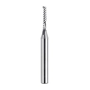 SpeTool O Flute 1/8 Inch Cutter Up Cut Spiral End Mill Aluminum Cutting Carbide Router for Acrylic PVC MDF Wood