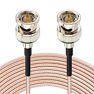 Superbat 3G/HD SDI Cable BNC Cable(10ft 75ohm) for Cameras and Converter Video Equipment，Supports HD-SDI/3G-SDI/4K/8K，SDI Video Cable (Straight,1Pcs)