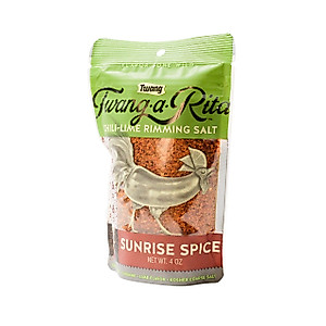 Twang-a-Rita Rimming Salt Varieties - 4 ounce pouch - (2 pack) (Sunrise Spice (Bloody Mary))