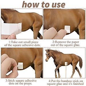 24Pcs Horse Table Centerpieces Sticks Horse Table Toppers Horse Racing Party Decoration for Horse Themed Birthday Party Baby Shower Supplies