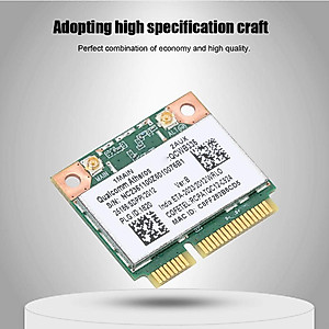ASHATA Network Card,for Qualcomm AR9565 QCWB335 150M Mini PCI-E Bluetooth Network Card Universal, 2.4G Bluetooth Network Card for HP/DELL/ACER, etc.