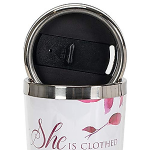 Elanze Designs Proverbs 31 Woman 16 Ounce Stainless Steel Travel Mug with Lid