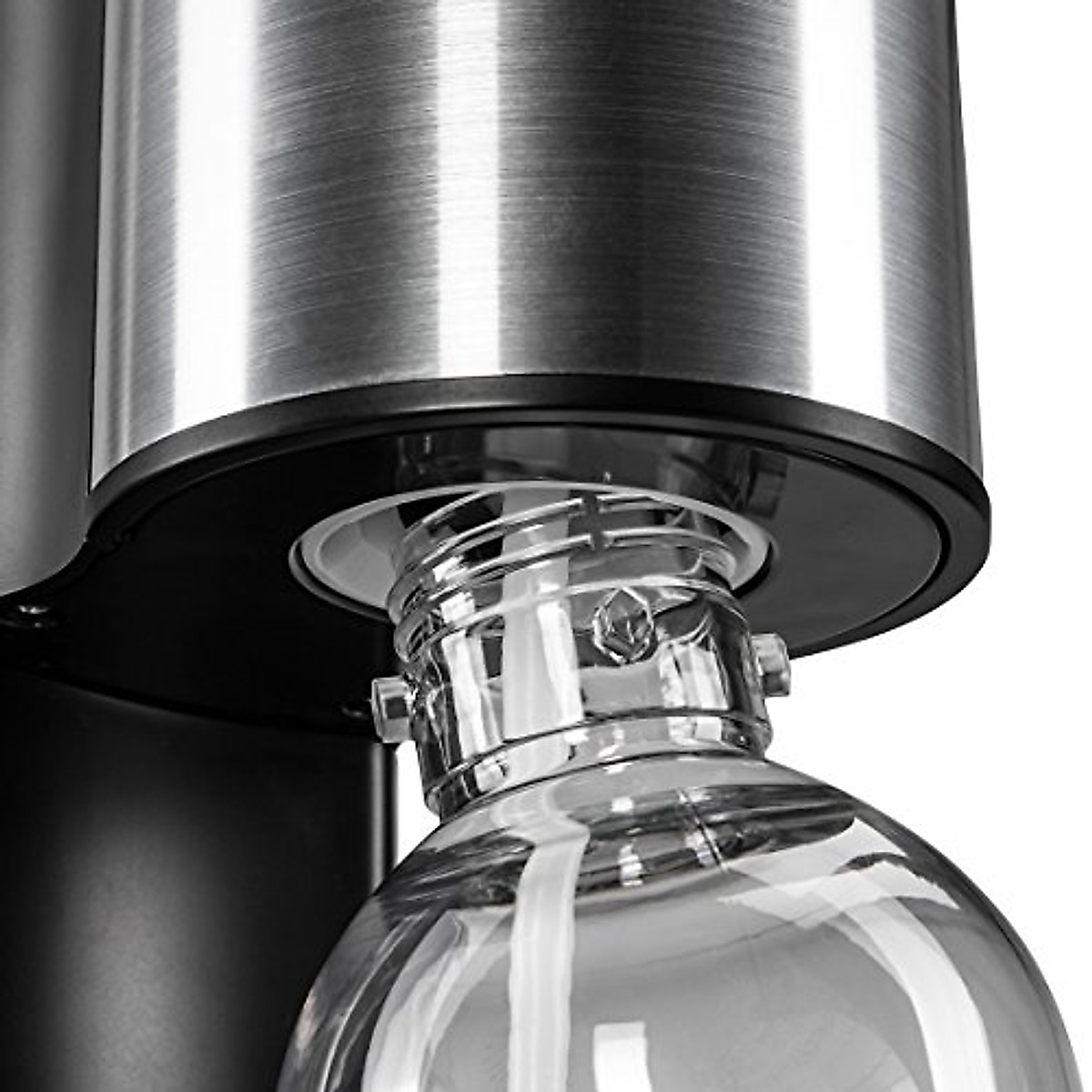 LEVIVO Water Bubbler Bottle, Unbreakable Plastic Bottle Bubbler, with lid and Bottom in Black, Content: Approx. 1