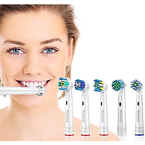 Brush Heads Replacement Compatiable for Oral b Barun,Electric Toothbrush Heads with Dupont Bristles Contain Precision,Floss,Cross,3D Clean Compatible with Oral-B 7000/Pro 1000/9600/ 5000/3000/8000