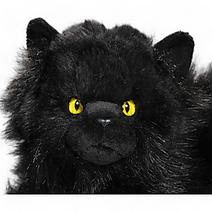 Cat, Persian Black, 12 inches, 30cm, Plush Toy, Soft Toy, Stuffed Animal 3474