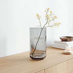 Umbra Layla Medium Decorative Vase, Smoke