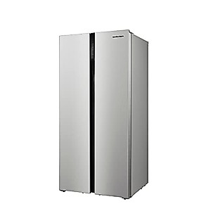 Hamilton Beach HBF2064 20.6 cu ft Counter Depth Full Size Refrigerator, Side Doors, Stainless