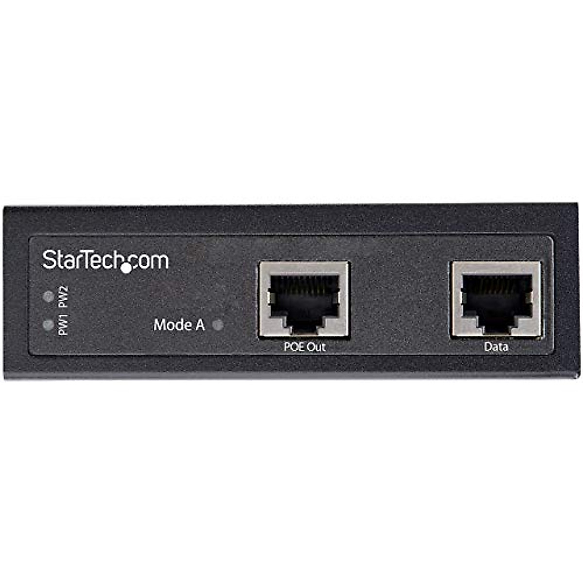 StarTech.com Industrial Gigabit Ethernet PoE Injector - 30W 802.3at PoE+ Midspan 48V-56VDC DIN Rail Power Over Ethernet Injector Adapter - -40C to +75C Cameras/Sensors/WiFi Access, TAA (POEINJ30W)