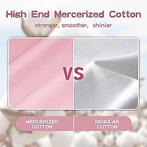 Organic Cotton Toddler Pillowcase 2 Pack, 14 x 20 Travel Pillow Case Cover for Babies, Kids, Boys and Girls, Soft and Breathable Small Pillow Cases with Envelope Closure, Pink