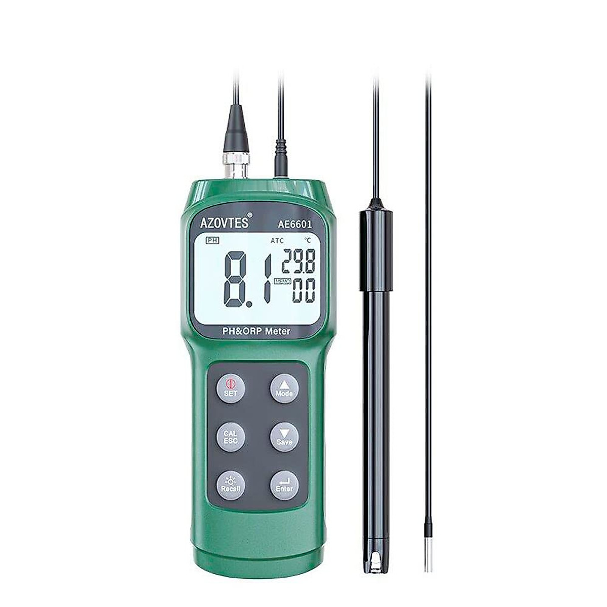 AE6601 Handheld Digital Water pH Meter Temperature Meter PH & ORP Meter Range 0.00~14.00pH