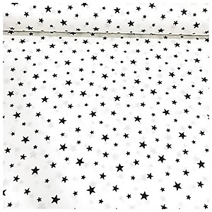 Handywa - 100% Cotton 2 Pack Fitted Crib Sheet Set for Baby and Toddler Bed Mattresses - Green Cactus and Black Stars for Boy or Girl Nursery