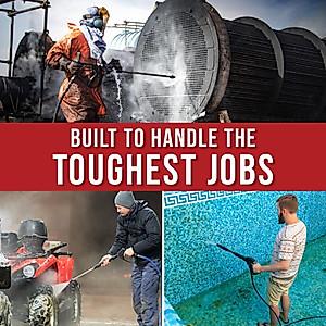 The ROP Shop | 3600 PSI Power Pressure Washer Water Pump, 2.5 GPM, 3/4" Shaft for Honda GX200