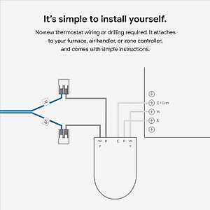 Google Nest Power Connector - C Wire Adapter for Smart Thermostats - 3.98in Accessory