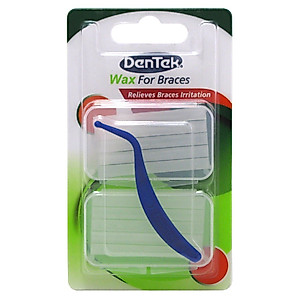 Platypus Ortho Flosser (2 Packs of 30), & Dentek Wax for Braces